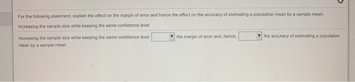 Solved For the following statement, explain the effect on | Chegg.com