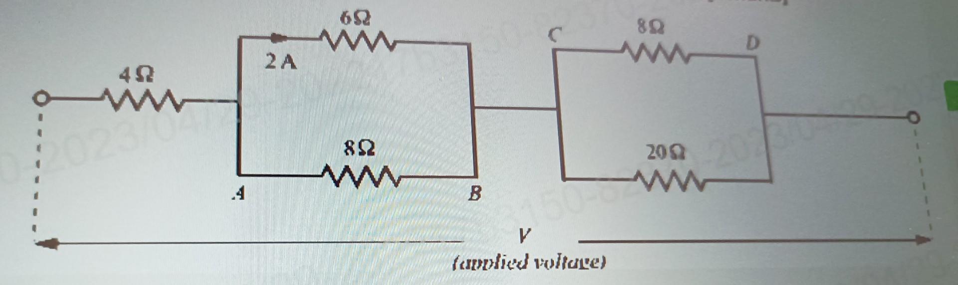 Solved The current in the 60 resistor of the network shown | Chegg.com