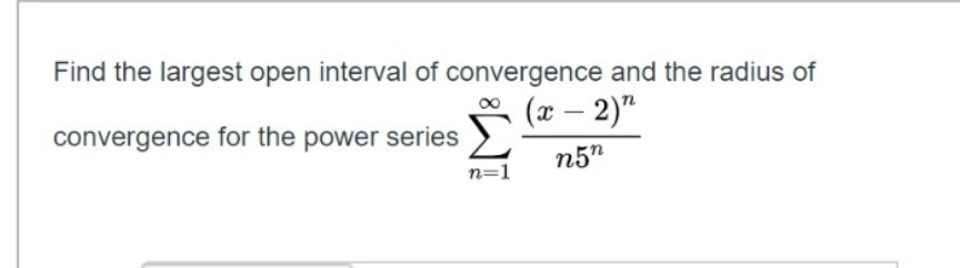 Solved Find the largest open interval of convergence and the | Chegg.com