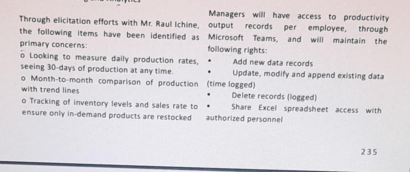 Solved Refining MaterialsTasks: Referring to section | Chegg.com
