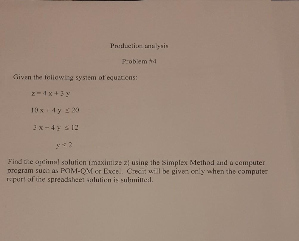 Solved find the optimal solution (maximize z) using simplex | Chegg.com