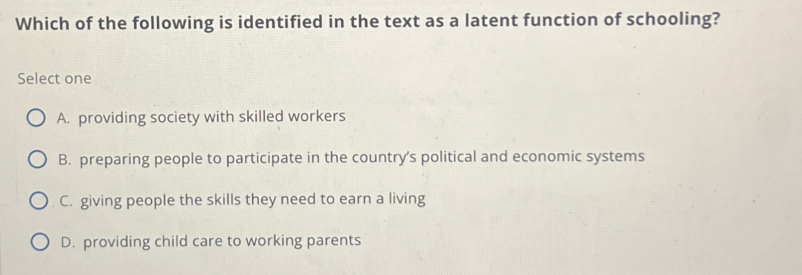 Solved Which of the following is identified in the text as a | Chegg.com