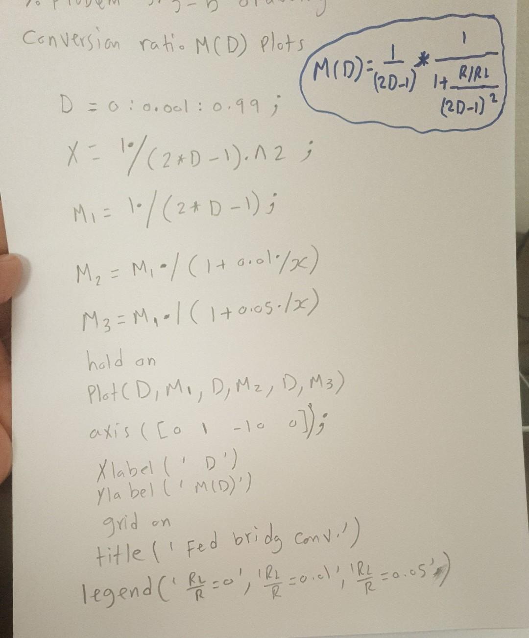Solved I Need To Check The Matlab Code For Sketch Md And I 