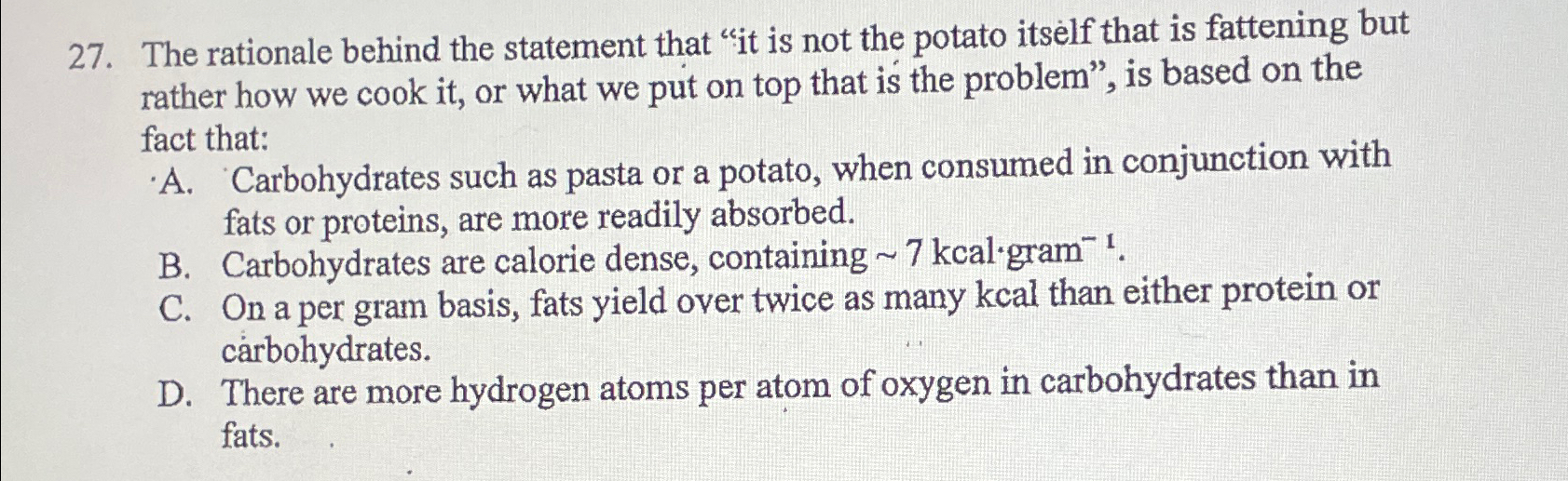 Solved The rationale behind the statement that "it is not | Chegg.com