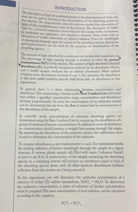 Solved REVIEW QUESTIONS Before beginning this experiment in | Chegg.com