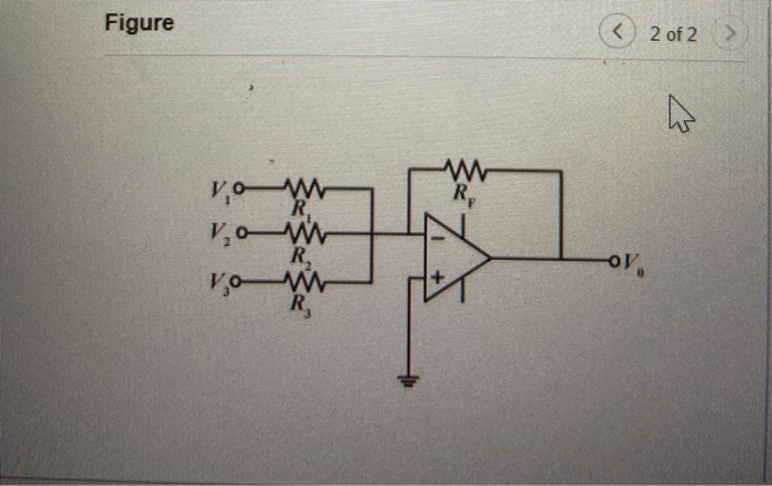 Solved Learning Goal: To analyze op amps that sum different | Chegg.com