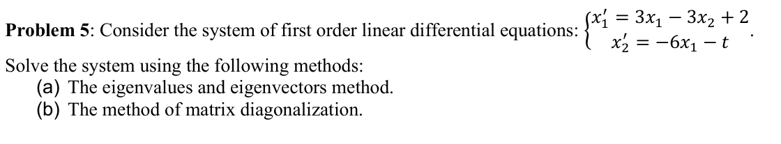 Solved remains below a chosen valueProblem 5: Consider the | Chegg.com