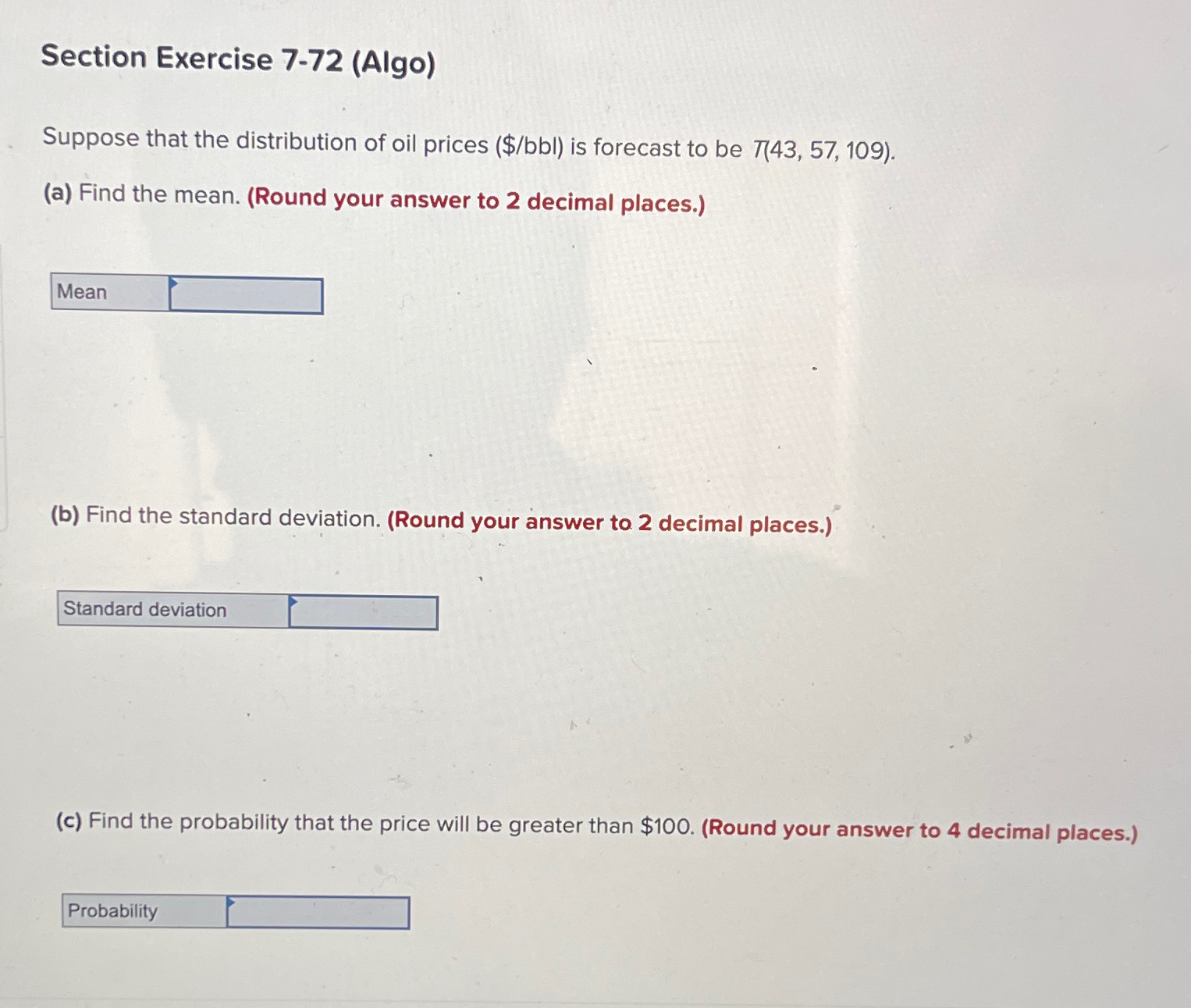 Solved Section Exercise 7-72 (Algo)Suppose that the | Chegg.com