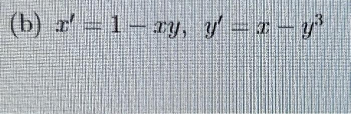 Solved 1. ( 60 points) For the following nonlinear | Chegg.com