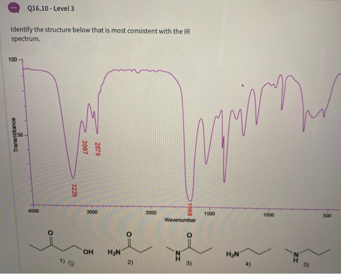 Solved Q16.10 - Level 3 Identify the structure below that is | Chegg.com