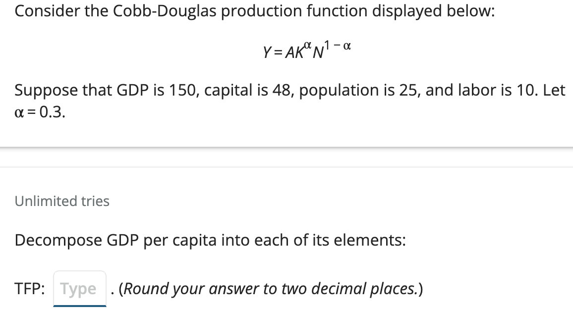 Solved Decompose GDP per capita into each of its | Chegg.com