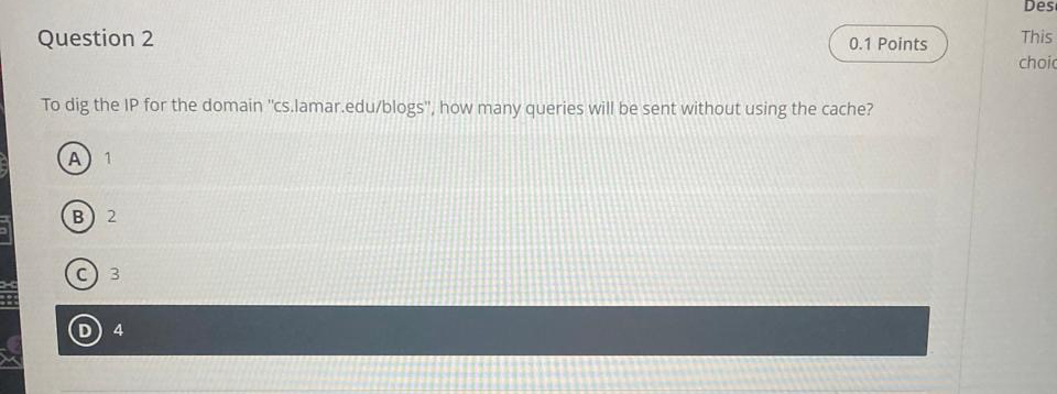 Solved Question 2To dig the IP for the domain | Chegg.com