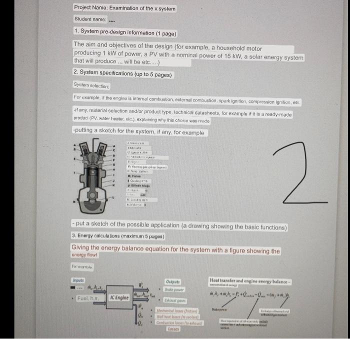 Solved The subject of my project assignment is thermal | Chegg.com