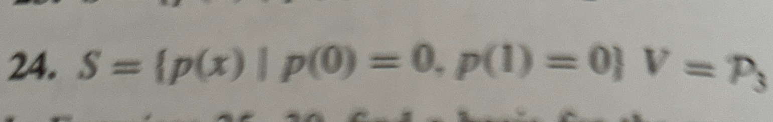Solved Find a basis for the subspace S of the vector space | Chegg.com