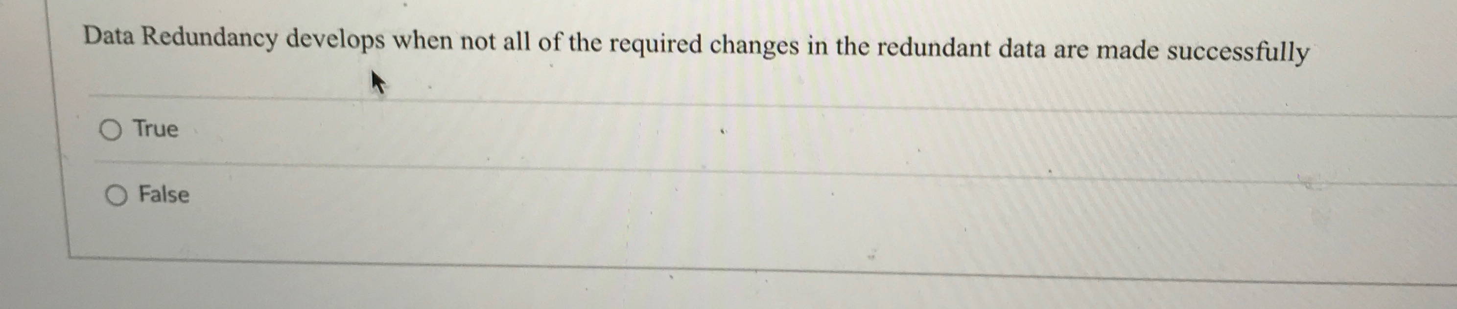 Solved Data Redundancy develops when not all of the required | Chegg.com
