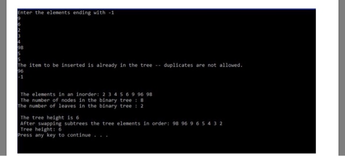 Solved c++ pleaseWrite a function, swapSubtrees, that swaps | Chegg.com