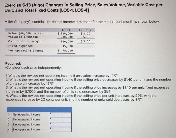 Solved Exercise 5 11 Algo Missing Data Basic Cvp Concepts