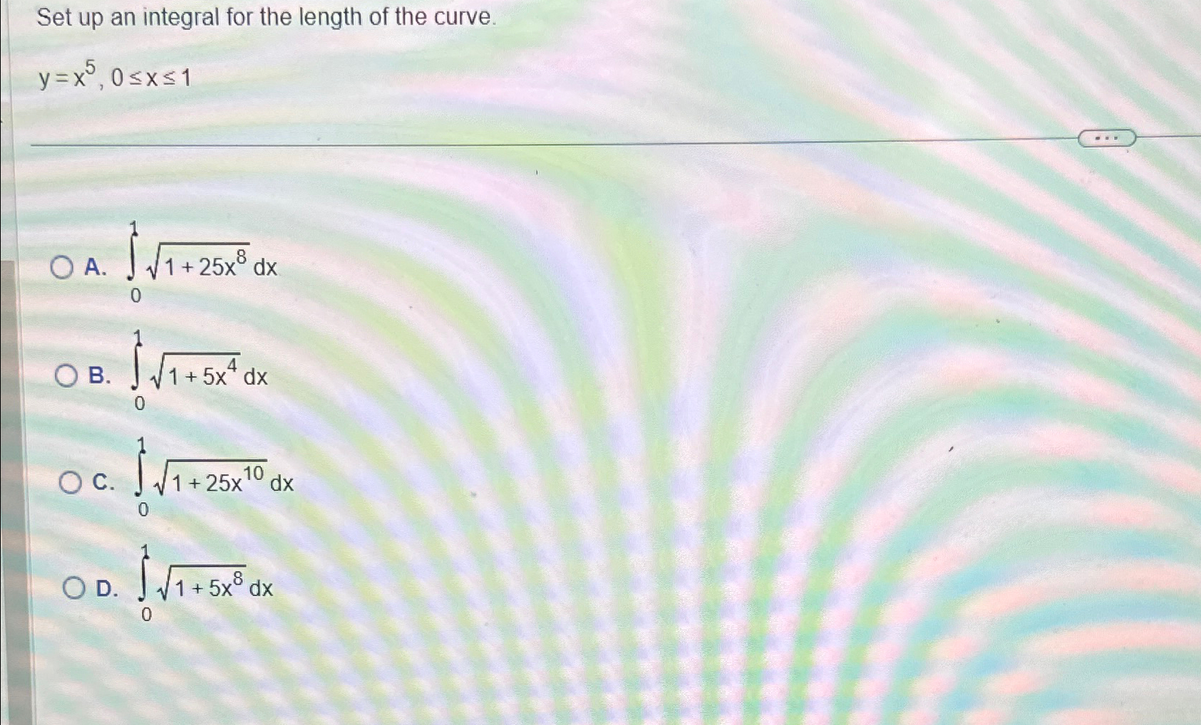 Solved Set up an integral for the length of the | Chegg.com