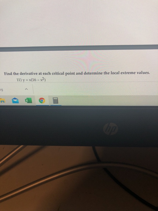 Solved Find the derivative at each critical point and | Chegg.com