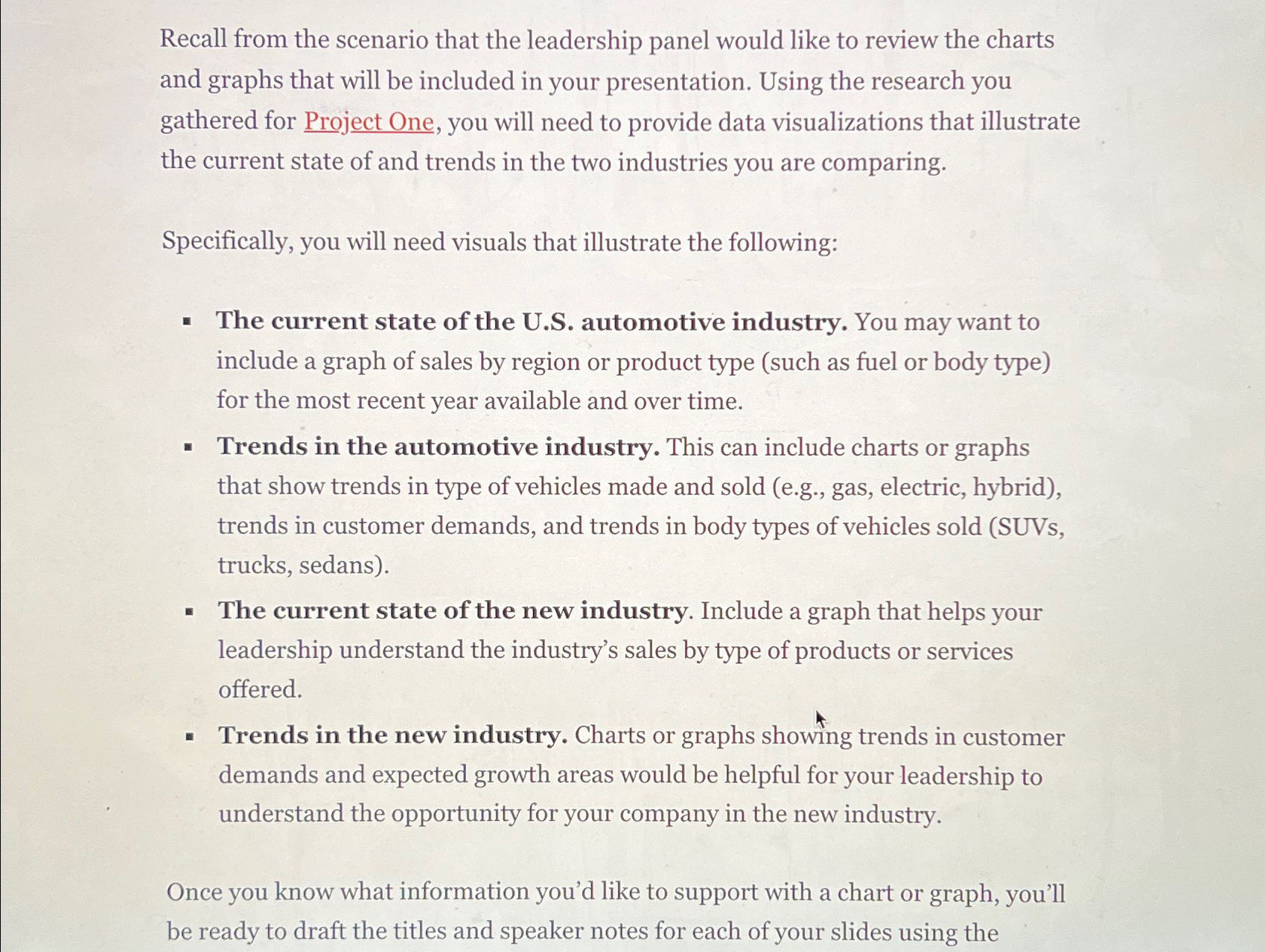 Solved Recall from the scenario that the leadership panel | Chegg.com