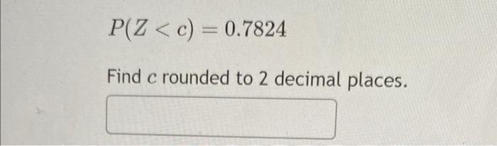 Solved P(Z | Chegg.com