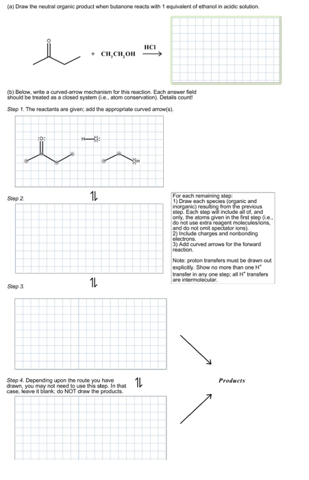 Solved (a) Draw the neutral organic product when butanone | Chegg.com