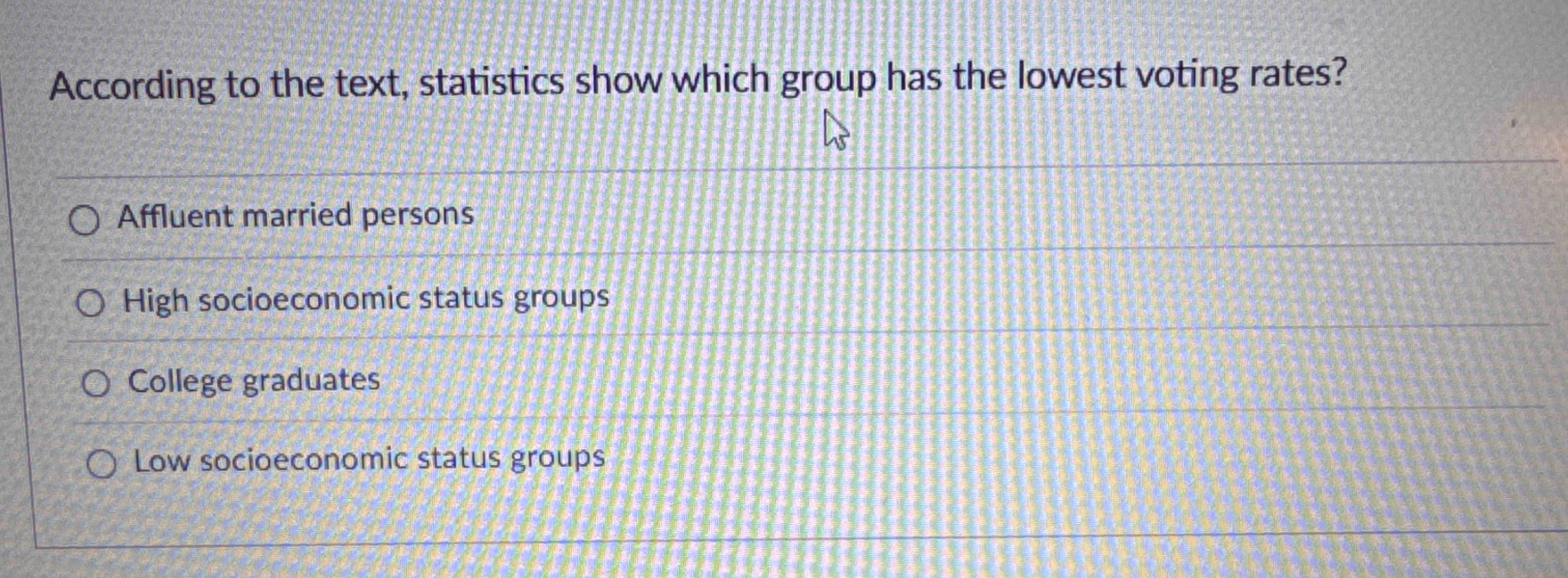 Solved According to the text, statistics show which group | Chegg.com
