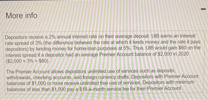 Solved United International Bank (UIB) is examining the | Chegg.com