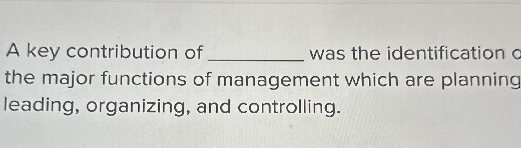 Solved A key contribution of was the identification the | Chegg.com