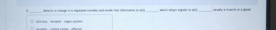 Solved A detects a change in a regulated variable and sends | Chegg.com
