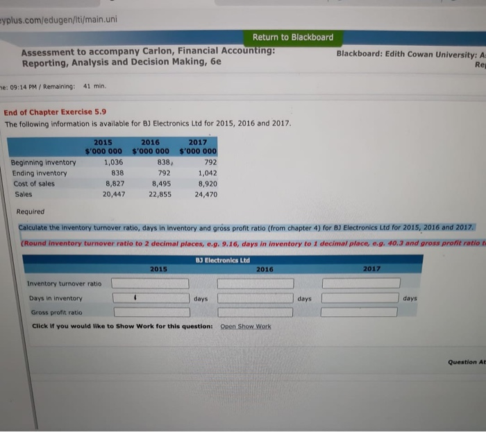 eyplus.com/edugen/lti/main.uni Return to Blackboard | Chegg.com
