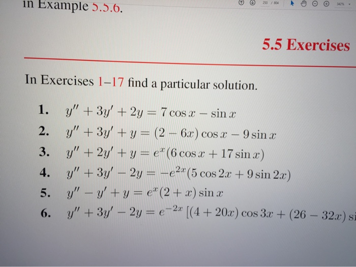 Solved - in Example 5.5.6. 5.5 Exercises In Exercises 1-17 | Chegg.com