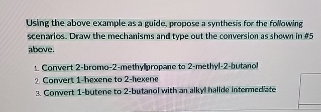 Solved Using the above example as a guide, propose a | Chegg.com
