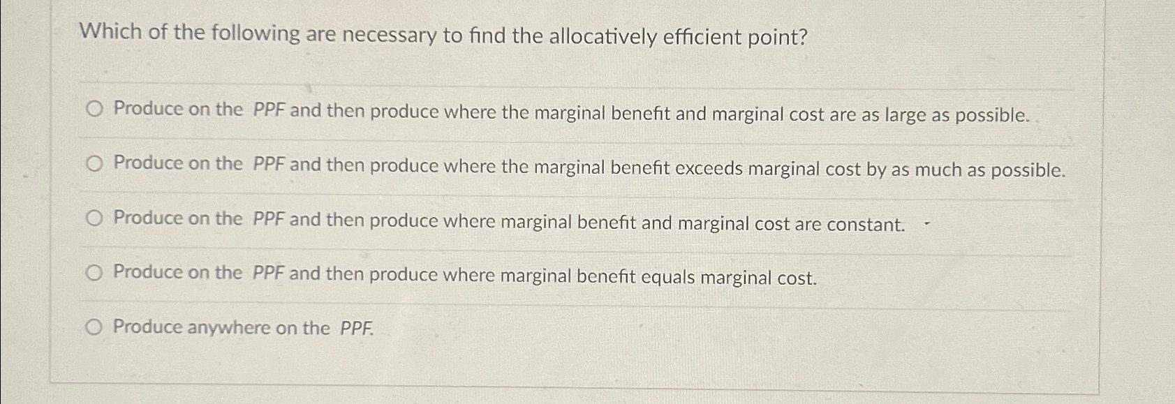 Solved Which of the following are necessary to find the | Chegg.com