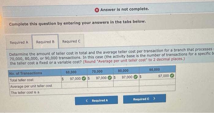 Solved Problem 11-23A (Algo) Context-sensitive nature of | Chegg.com