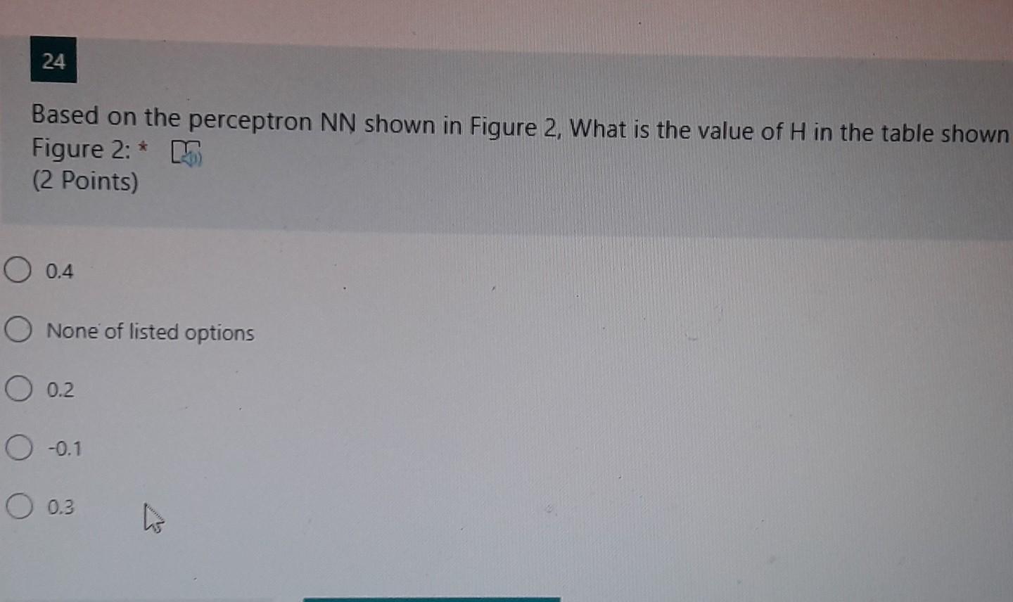 Solved Assume you are training a perceptron NN with two | Chegg.com