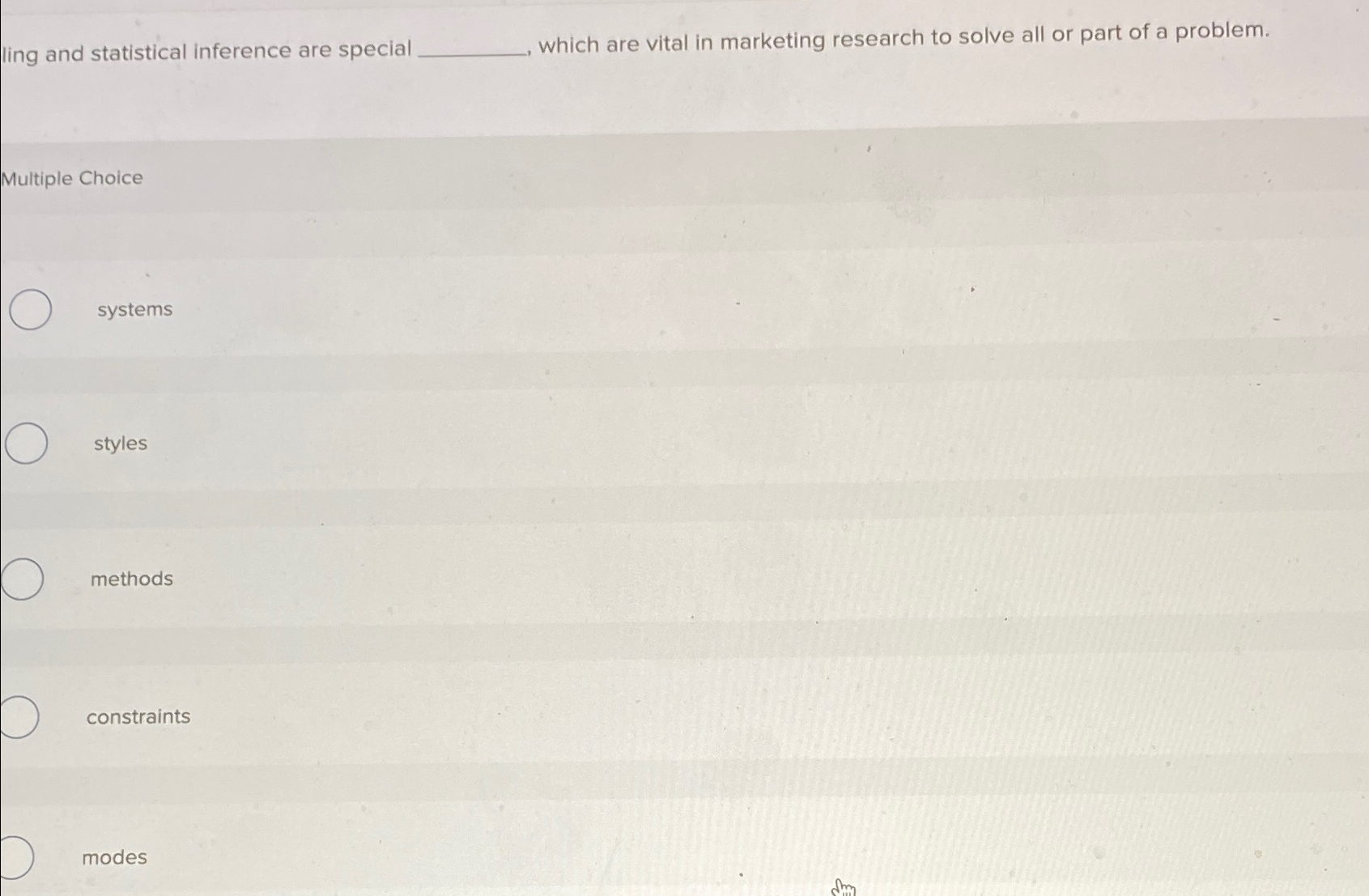 Solved Sampling and statistical inference are special which | Chegg.com