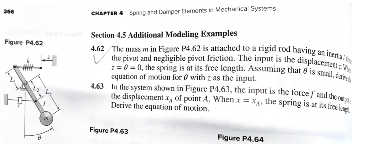 Section 4.5 ﻿Additional Modeling Examples4.62 ﻿The | Chegg.com