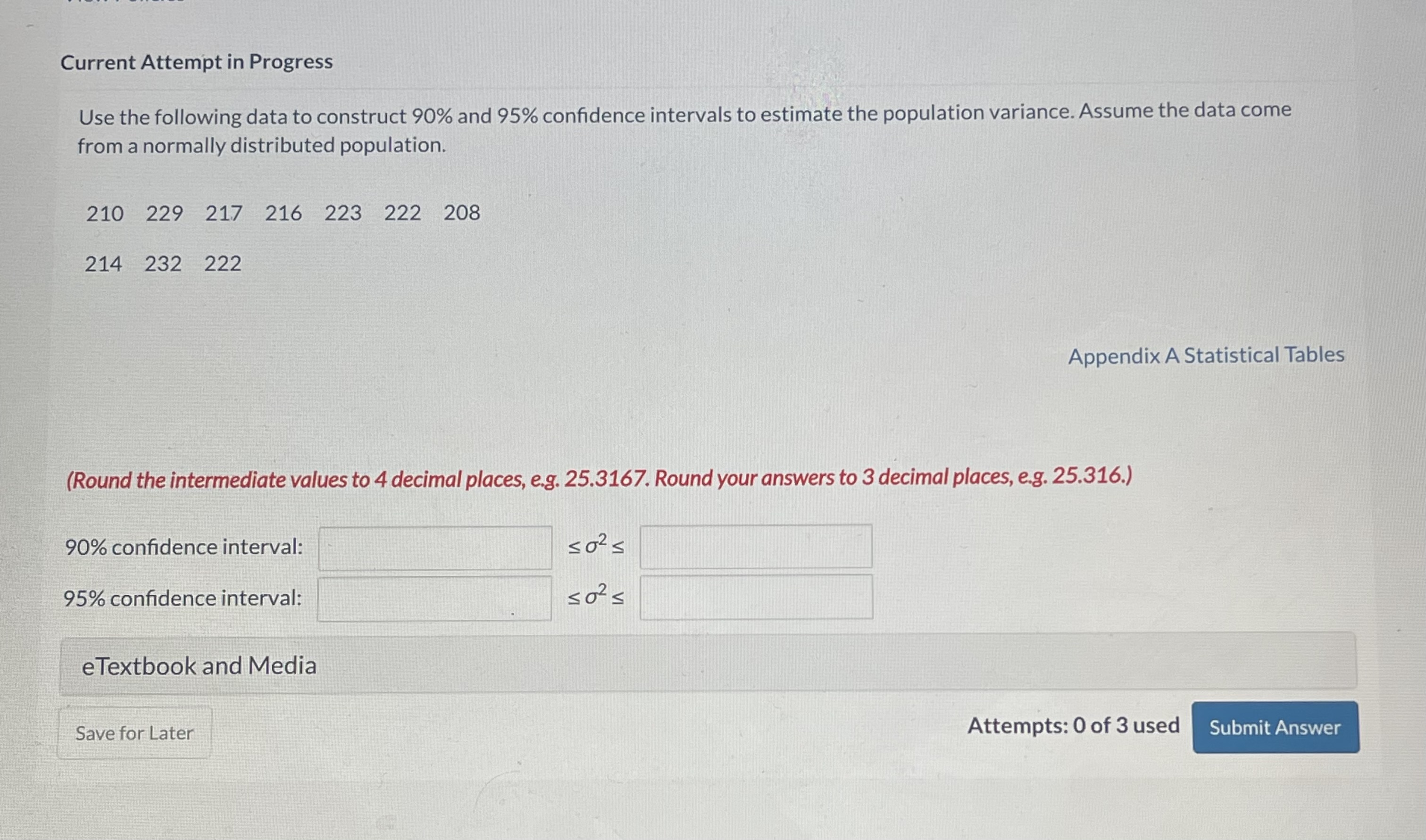 Solved Current Attempt in ProgressUse the following data to | Chegg.com