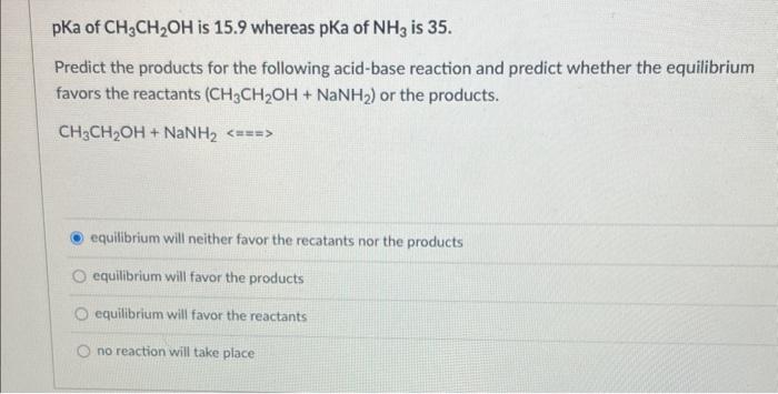 Solved pKa of CH3COOH is 4.74 whereas pKa of CH3SO3H is | Chegg.com