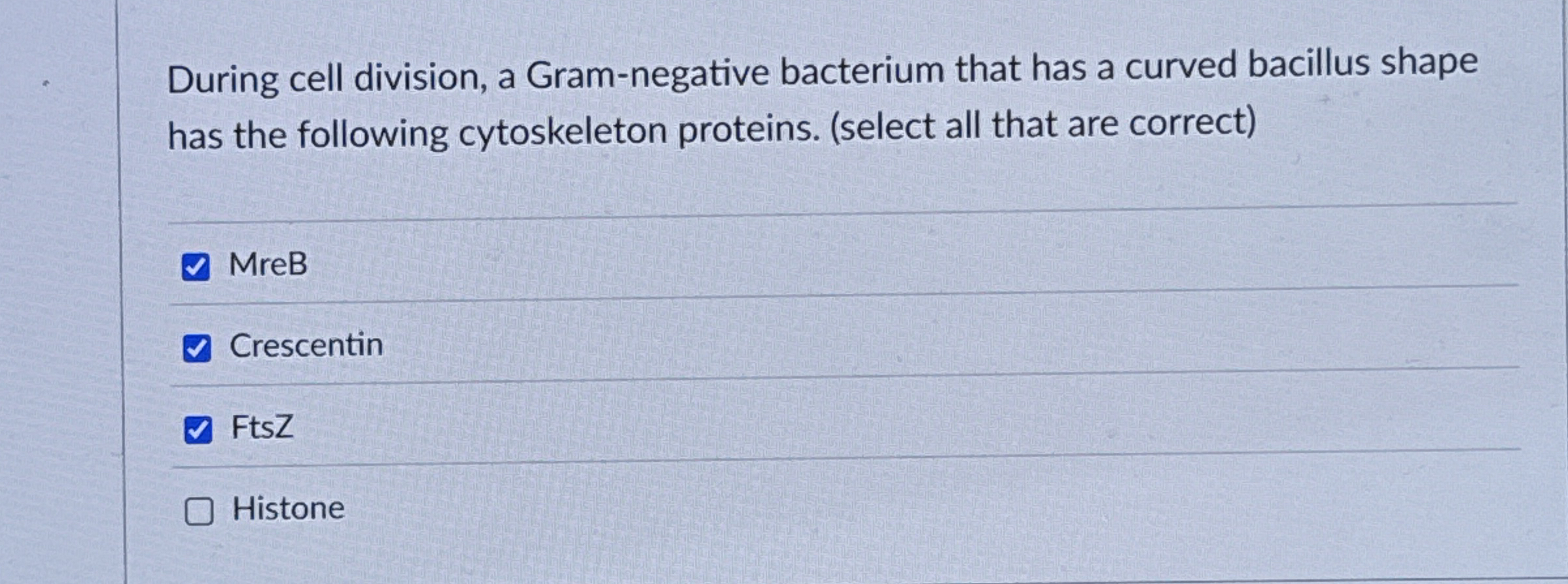 Solved During cell division, a Gram-negative bacterium that | Chegg.com