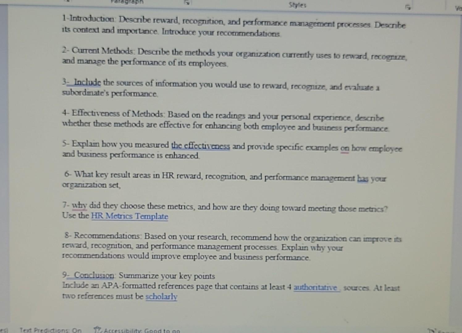 Solved 1-Introduction: Describe reward, recognition, and | Chegg.com