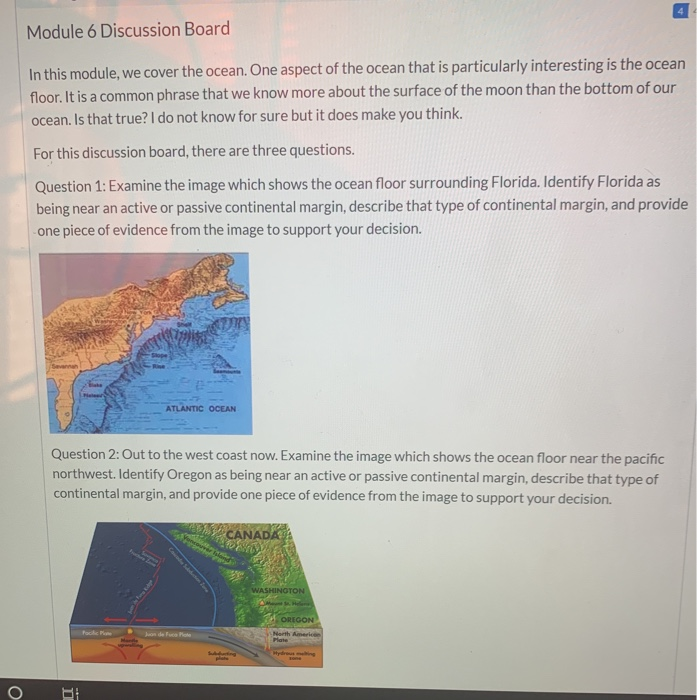 Solved Module 6 Discussion Board In this module, we cover | Chegg.com