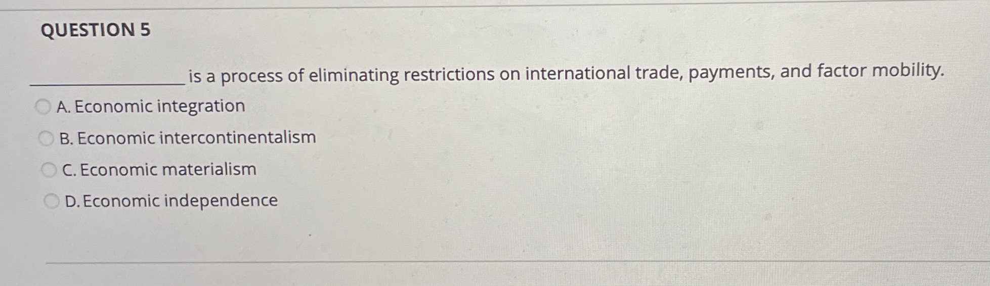 Solved QUESTION 5q, ﻿is a process of eliminating | Chegg.com