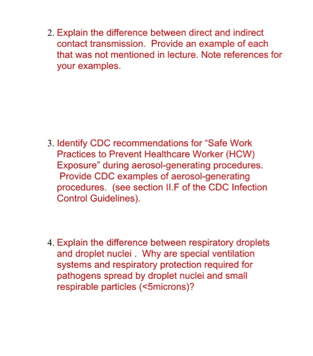 Solved 2. Explain the difference between direct and indirect | Chegg.com