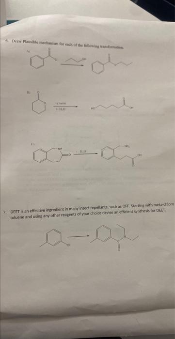 Solved 6. Draw Pausible mectation for eah of the fubleakiag | Chegg.com