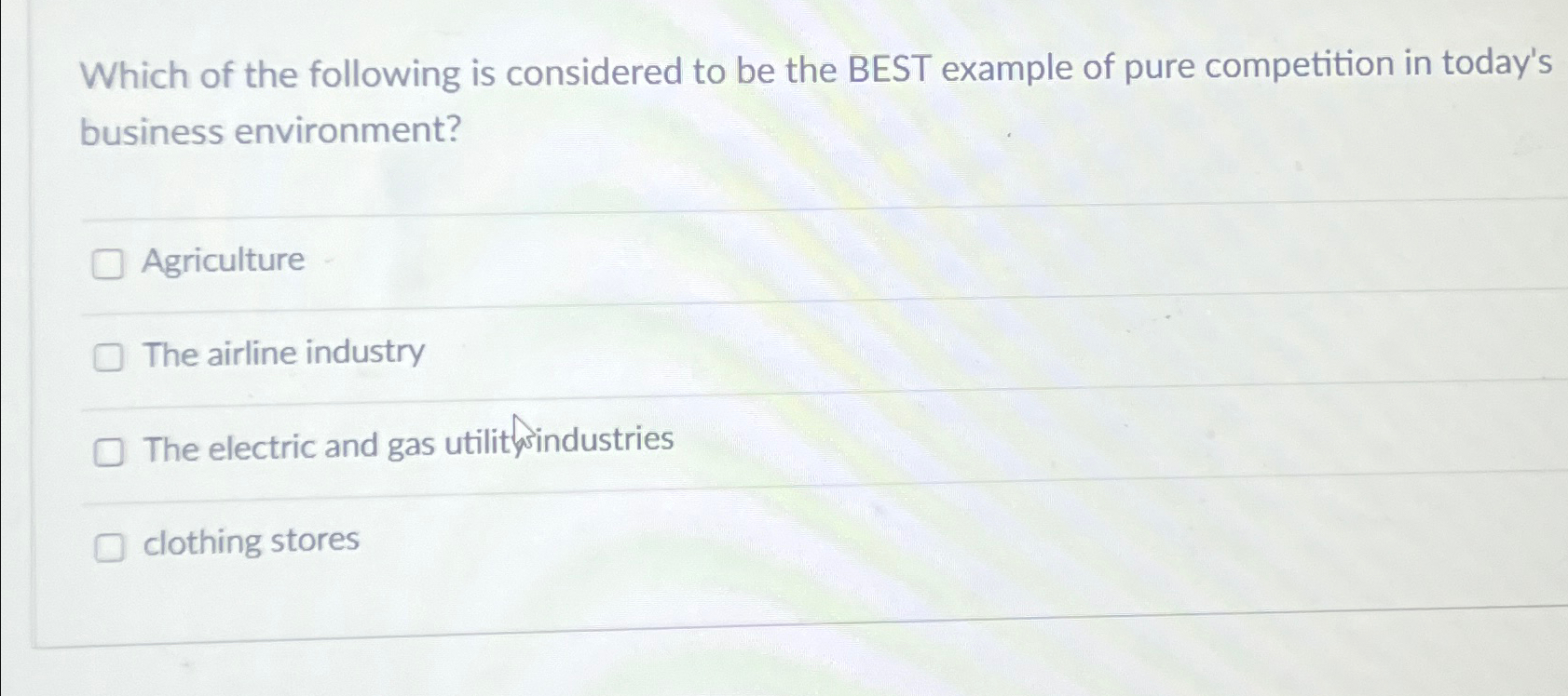 Solved Which of the following is considered to be the BEST | Chegg.com