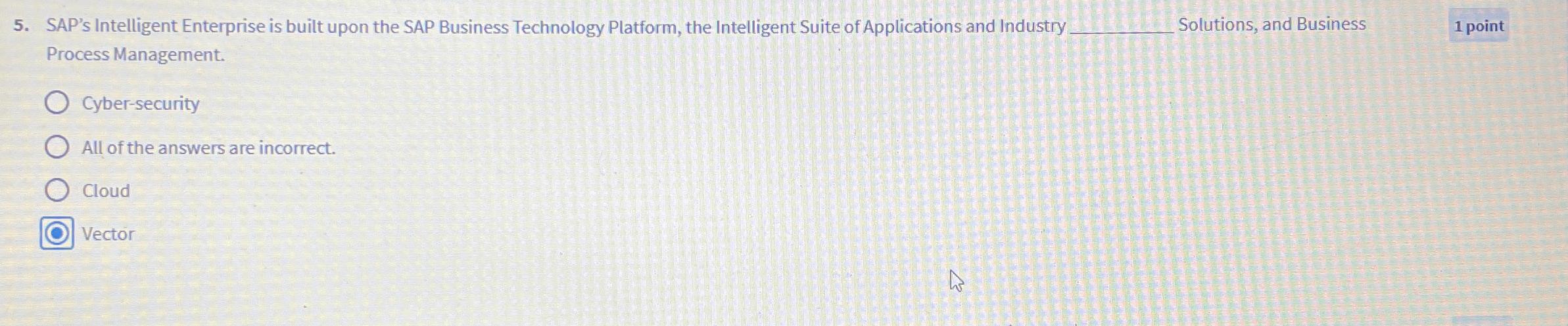 Solved SAP's Intelligent Enterprise is built upon the SAP | Chegg.com