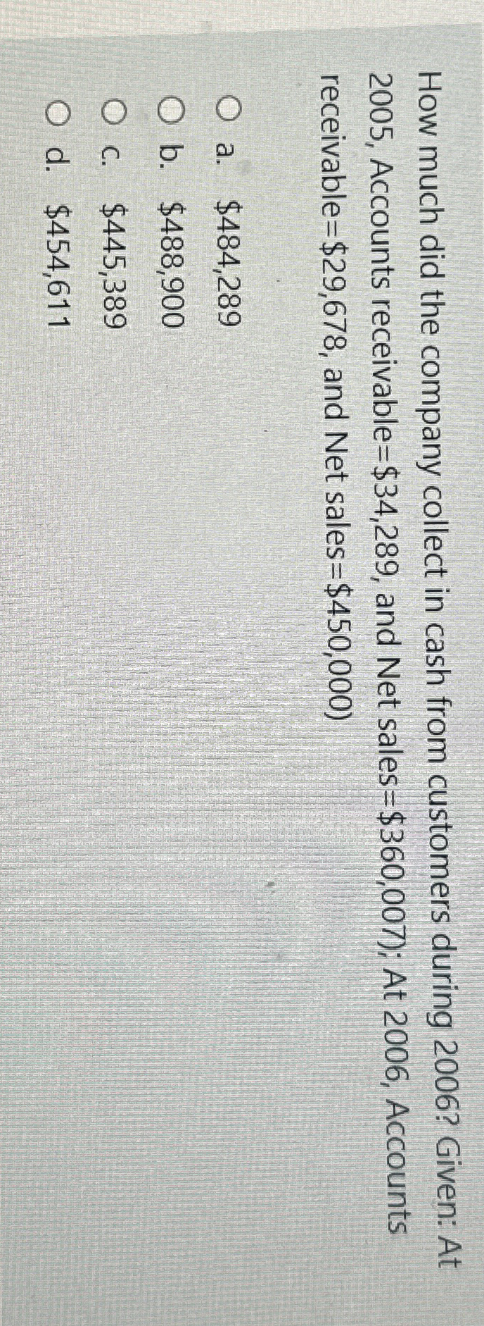 Solved How much did the company collect in cash from | Chegg.com