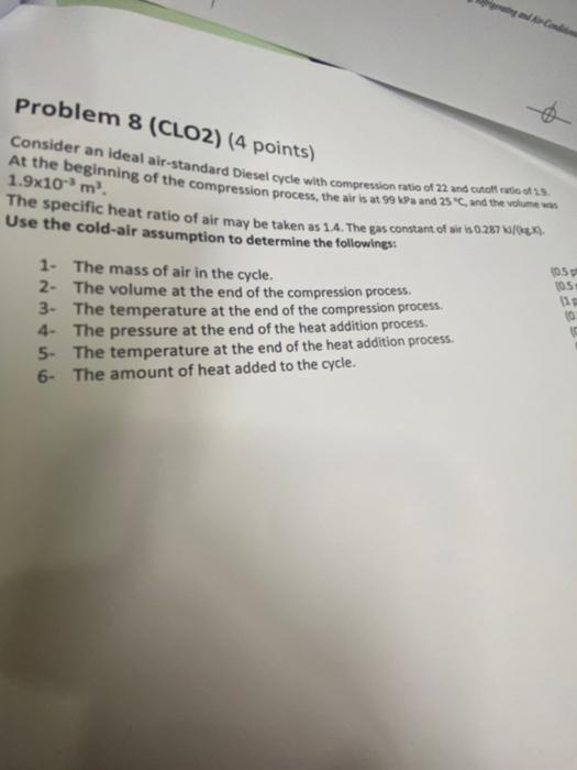 Solved Problem 8 (CLO2) (4 points) Consider an ideal | Chegg.com